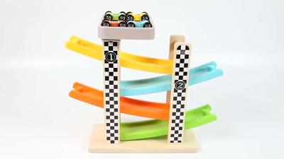 China Wooden Four Track Glider Children'S Mini Inertial Return for sale