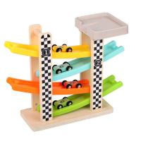 China Wooden Four Track Glider Children'S Mini Inertial Return for sale