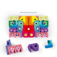 China Children'S Wooden Rainbow Building Blocks Montessori Educational for sale