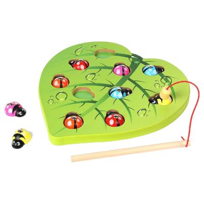China Children Wooden Magnetic Games Fishing Toy Game Educational for sale