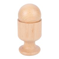 China Montessori Teaching Aids Wooden Cube Egg Ball Cup Practice Grasping For Infants for sale