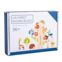 China Wooden Forest Music Animal Balanced String Beads Building Blocks Educational for sale