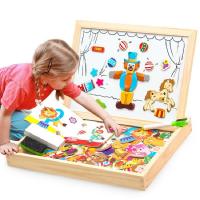 China Wooden Animal Dressing Show Educational Toys For 3 + Children for sale