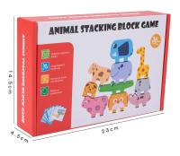 China CPC Wooden Block Puzzle Toys Animal Music Balance Folding Height for sale