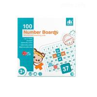 China Hundred Board Montessori Mathematical Thinking Training Aids Numbers 1 To 100 for sale