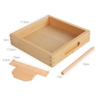 China Sand Painting Box Montessori Speech Teaching Educational Toys for sale
