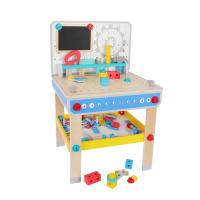 China Wooden Tool Table Kindergarten Educational Toys Early Education Enlightenment for sale