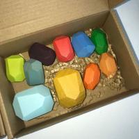 China Hand Eye Coordination Training Coloured Wooden Blocks Early Education for sale