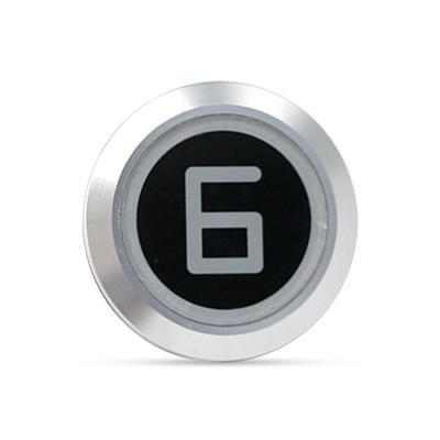 China ISO Round Touchless Infrared Elevator Push Button with LED Indicator DC24V/12V 0.3-0.6mm Operation Distance for Villa for sale