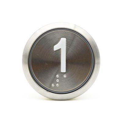 China Stainless Steel COP LOP Elevator Push Button DC24V/12V with 3 Million Cycle Life and 2.5-5N Operation Pressure for sale