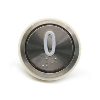 China Elevator Push Buttons with Braille DC24V/12V 3 Million Cycle Life for Landing Hall Panels for sale