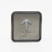 China Square DC24V/12V stainless steel elevator button with Braille for sale