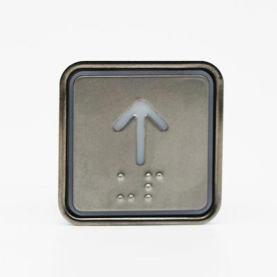 China Square DC24V/12V stainless steel elevator button with Braille for sale