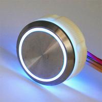 China 27mm 32mm Cutout Elevator Push Button Stainless Steel DC24V with 3 Million Cycle OMRON Switch for sale