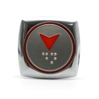 China Hyundai Elevator Push Button 0.9mm Distance DC24V Braille Switch with 3 Million Cycle Life Span for sale