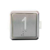 China Stainless Steel Elevator Lift Cop Button Touchless with Braille Red LED DC24V/12V 3M+ Cycles for sale