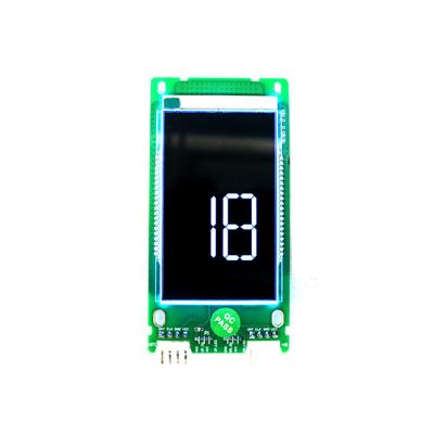 China Elevator LOP Segment LCD Display Panel 55.5x93.5mm DC24V Grey Code Indicator for Lift Systems for sale