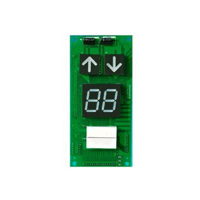 China Vertical 7 Segment LED Display Panel for Elevators - 61x140mm Visible Area, DC24V Input for sale