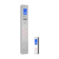 China Blue LED Elevator COP Panel with DC24V Input and Touchless Buttons - Stainless Steel Construction for Passenger and Home Elevators for sale