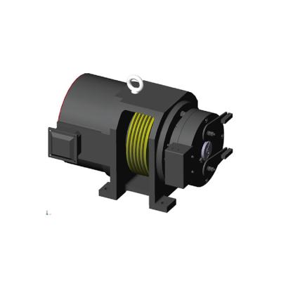 China Permanent Magnet Synchronous Gearless Traction Machine for Elevators - 320-3000kg Load Capacity, 0.4-3.0 m/s Speed Range for sale