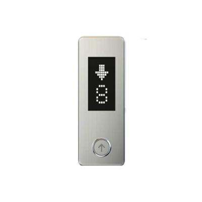 China Elevator Stainless Steel LOP Landing Call Operator with Dot Matrix Display - DC24V Power Supply and Multiple Signal Protocols for sale