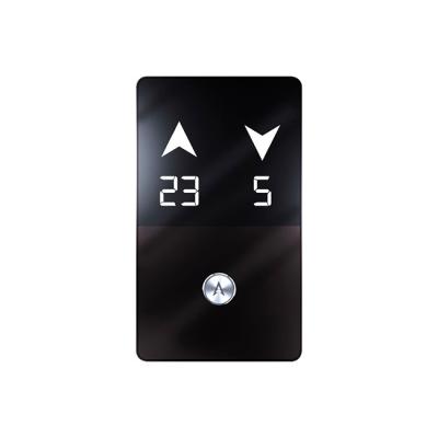 China Stainless Steel Duplex Elevator LOP with White/Red LED Display - DC 24V/12V Input, 12 Month Warranty for sale