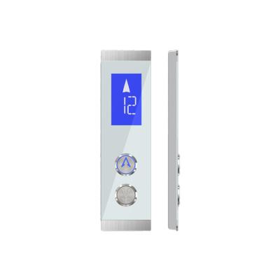 China Glass Elevator LOP Call Panel with Up Arrow - DC24V Power Supply, Dot Matrix/LCD Display Options for Residential Elevators for sale