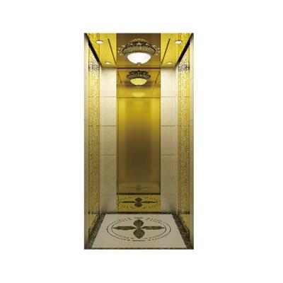 China Mirror Stainless Steel Villa Elevator 450-1600KG Capacity with 1.0-1.75 m/s Speed Options for sale
