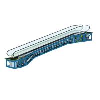 China 0-12 Degree Moving Walk Escalator Single Arrangement Safety Outdoor Escalator 80000mm Travel Height 6750kg Load for sale