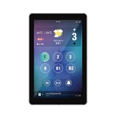 China 10.1 Inch Touch Screen Elevator Panel for Home Elevators - 24V/280mA, 1280×800 Resolution, 12mm Thickness for sale