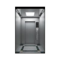 China 1.5m/s Stainless Steel Passenger Elevator Cabin 2100x1700mm with PMSM Drive System for Commercial Buildings for sale
