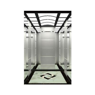 China Stainless Steel Commercial Passenger Elevator 630-1000kg Load Capacity 1.0-1.75m/s Speed for Office Buildings for sale