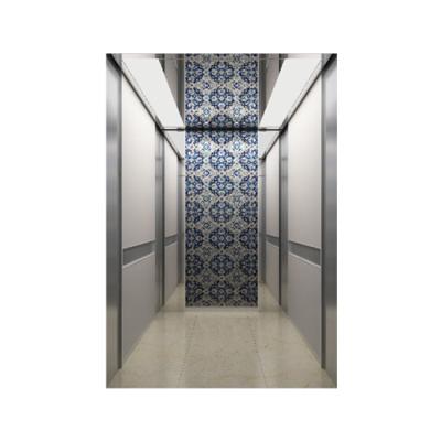 China SS Hairline High Speed Passenger Elevator 8-15 Person Capacity 1.0-1.75 m/s VVVF Hydraulic Lift for sale
