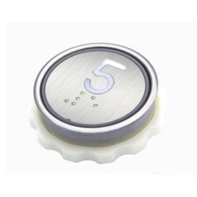 China 24V Square Elevator Touchless Push Button Switch - 32.5mm Cutout with 14mm Sensing Distance for sale