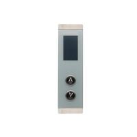 China Dot Matrix Elevator Hall Call Panel with DC24V Power Supply and Glass Construction for COP LOP Systems for sale