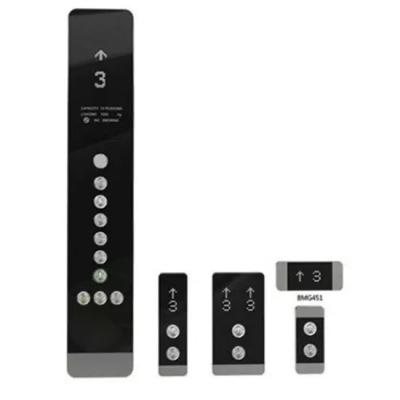 China Slim Type Custom Elevator COP LOP Panel with DC 24V/12V Input and Dot Matrix LED Display for sale