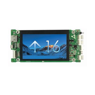 China 4.3 Inch TFT LCD Display Screen for Elevators - 128x74mm Visible Area, DC 24V Input for sale