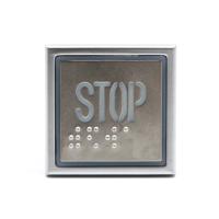 China DC24v Square Lift Alarm Button Stainless Steel For Elevator Up Down Push for sale