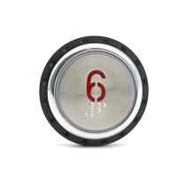 China 27mm Elevator Floor Push Button DC24V Red Number Touch Call Button with 3 Million Cycle Life for sale
