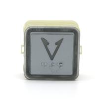 China 12V 27mm Square Push Button Alarm Button In Elevator Car Operating Panel for sale
