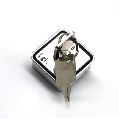 China 25mm Elevator Push Button Lock with Key - 3 Million Cycle Life, 40,000 Key Codes for Potensi Elevator Parts for sale