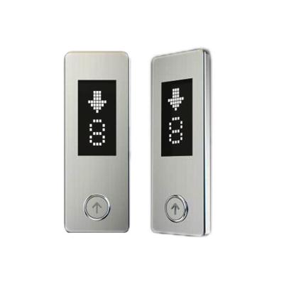 China DC 24V 12V Elevator LOP Display Panel with Dot Matrix Grey Code and Stainless Steel Construction for sale