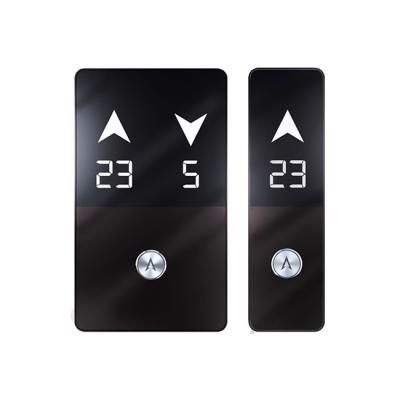 China Duplex 24V Elevator LOP Lift Touch Panel with Two Buttons - Stainless Steel DC 12V/24V Operation for sale