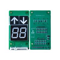 China Multifunctional Elevator 7 Segment Display Board DC24V 59.5x42mm Visible Area with Parallel Interface for sale