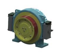 China ZFW400L S Elevator Traction Machine 400/450mm Sheave 1000-1150kg Load 0.5-2.5m/s Speed for sale