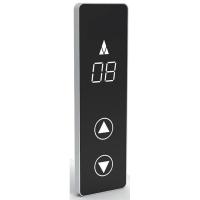 China Black Toughened Glass Elevator Touch Lop Panel Classic Lift Part for sale