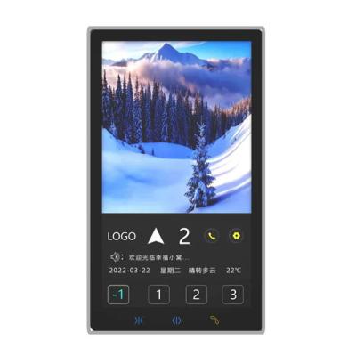 China 18.5 Inch Elevator Control Panel with Full Touch Screen - 275.2×470.2mm Display Area, Semi-Embedded Installation for sale