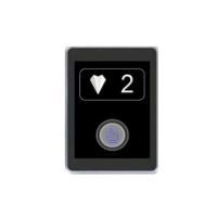 China 2.8 Inch Small Home Elevator Touch Lop Black Lift Elevator Operation Panel for sale