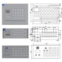 China Stainless Steel Elevator Accessible COP Panel Disabled Control Plate For Elevator for sale