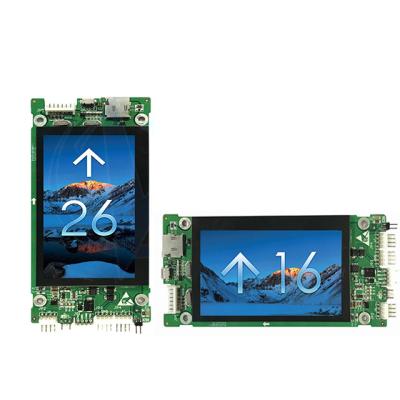 China 4.3 Inch TFT LCD Elevator Display Panel - DC18-36V Input, 65×130mm Installation Size, Energy Efficient LED Screen for sale